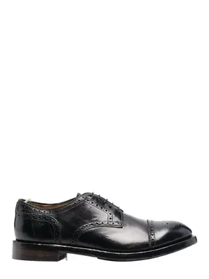 Officine Creative Lace-up Leather Brogues - Black