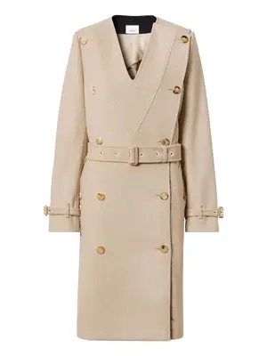 Burberry Double-breasted Trench Coat - Neutrals