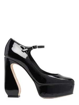 SERGIO ROSSI Platform Pumps - Black