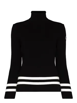Fusalp Judith Ski Knit Turtleneck Jumper - Black