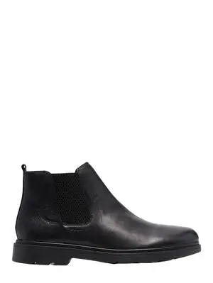 Geox Leather Chelsea Boots - Black