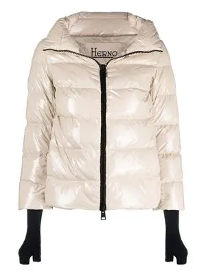 Herno Slit-cuff Puffer Jacket - Neutrals