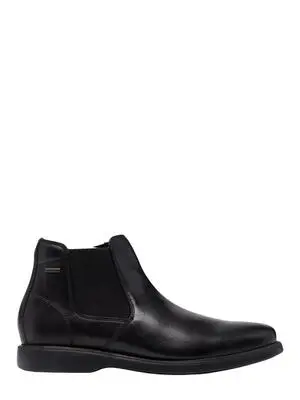 Geox Brayden Leather Boots - Black
