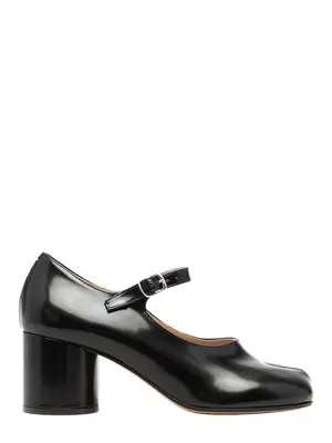 MAISON MARGIELA Tabi 60mm Mary Jane Pumps - Black
