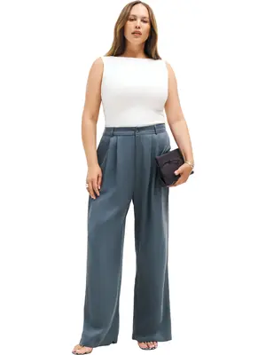 REFORMATION Mason Pant Slate