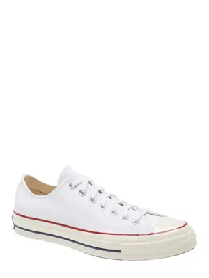 CONVERSE Converse Chuck Taylor® All Star® 70 Low Top Sneaker White/ Garnet/ Egret