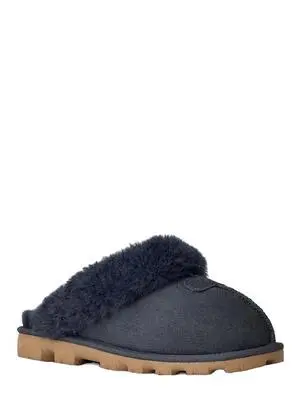 UGG Coquette Genuine Shearling Lined Slipper - Dark Indigo