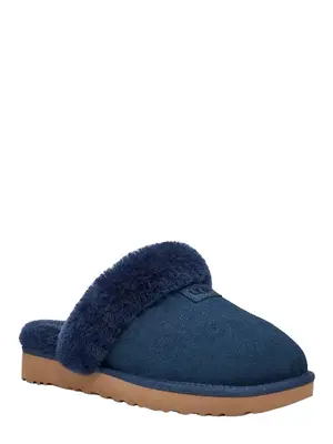 UGG Coquette Genuine Shearling Lined Slipper Navy