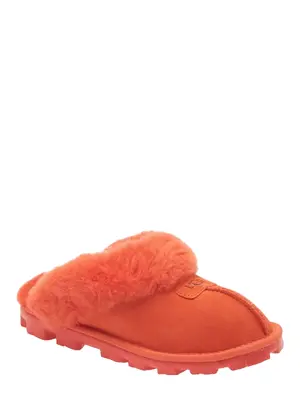UGG Coquette Genuine Shearling Lined Slipper Red Pepper