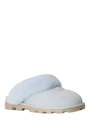 UGG Coquette Genuine Shearling Lined Slipper - Sky Blue