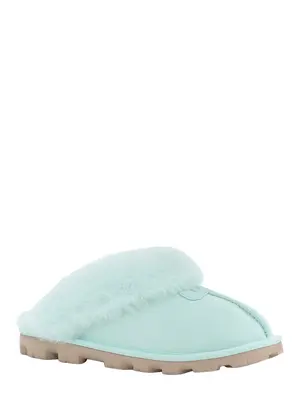 UGG Coquette Genuine Shearling Lined Slipper Sky