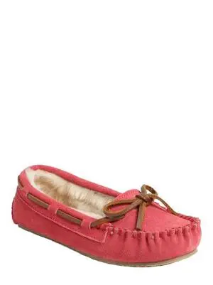 Minnetonka Minnetonka Cassie Slipper Hot Pink