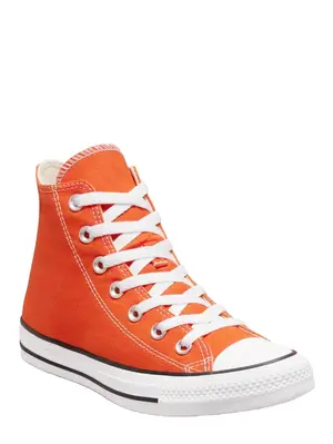 CONVERSE Chuck Taylor All Star High-Top Sneakers Orange/ White/ Black