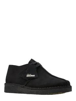 Clarks Desert Trek Chukka Boot - Black Sde