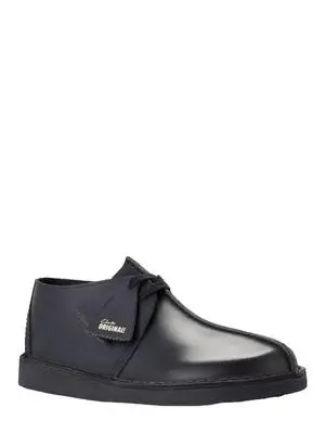 Clarks Desert Trek Chukka Boot - Blk Smooth Lea
