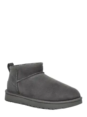 UGG UGG Ultra Mini Classic Boots Grey Suede