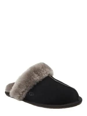 UGG Scuffette II Slipper Black/grey Suede