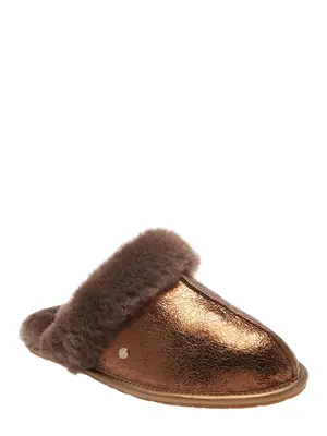 UGG Scuffette II Slipper Bronze Metallic Sparkle