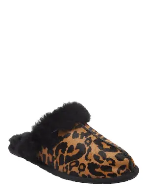 UGG Scuffette II Slipper Butterscotch Panther Print