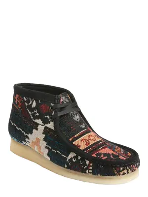Clarks Clarks Wallabee Chukka Boot Black Combi
