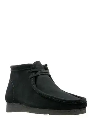 Clarks Wallabee Chukka Boot - Black Sde