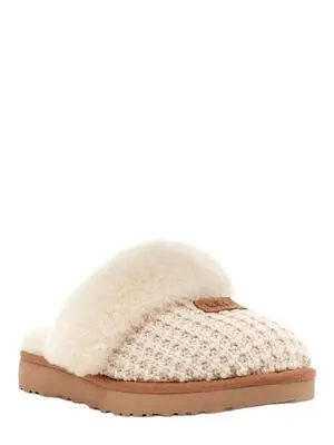 UGG Cozy Knit Shearling Slipper - Cream Knit