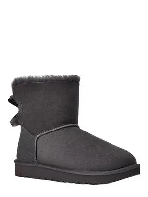 UGG UGG(r) Mini Bailey Bow II Shearling Bootie Obs