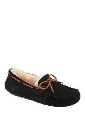 UGG UGG(r) Dakota Slipper Black Suede