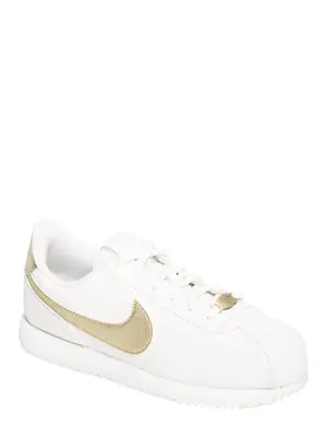 Nike Cortez Basic SL Sneaker White/ Met Gold