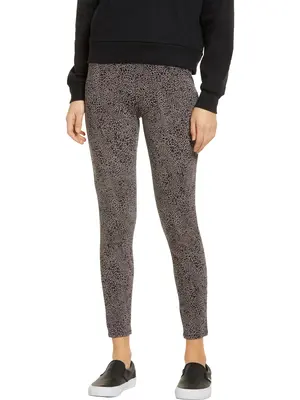 Spanx Jean-ish Leggings Desert Dot