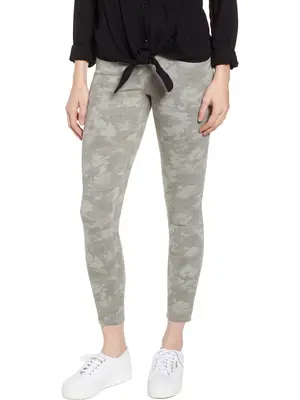 Spanx Jean-ish Leggings Stone Wash Camo