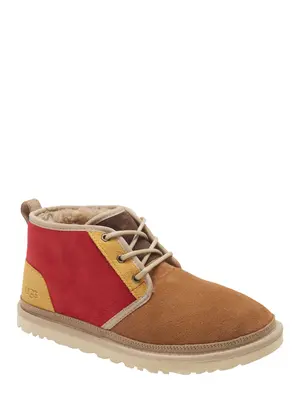 UGG UGG(r) Neumel Chukka Boot Chestnut / Samba Red