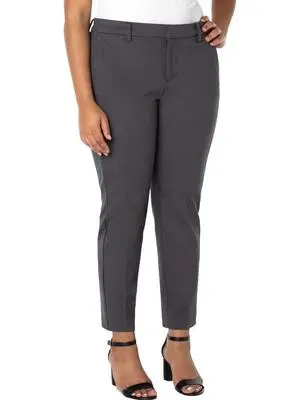 LIVERPOOL Liverpool Los Angeles Kelsey Ponte Knit Trousers Dark Shadow Grey