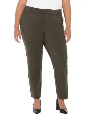 LIVERPOOL Liverpool Los Angeles Kelsey Ponte Knit Trousers Forest Night