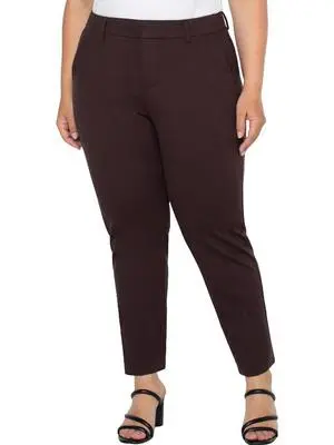 LIVERPOOL Kelsey Ponte Knit Trousers - Java