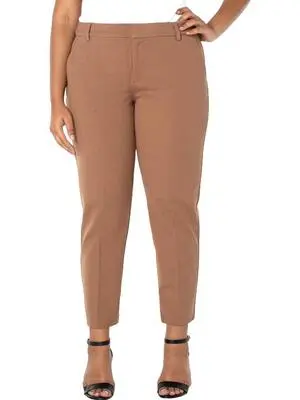 LIVERPOOL Liverpool Los Angeles Kelsey Ponte Knit Trousers Maple