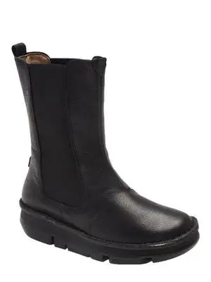 ON FOOT Wedge Chelsea Boots - Black