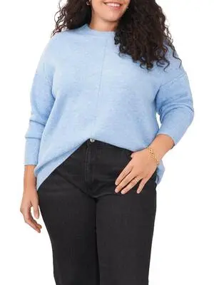 Vince Camuto Crewneck Sweater - Blue Hthr