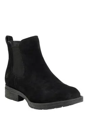 BØRN Cove Waterproof Chelsea Boot - Black Suede