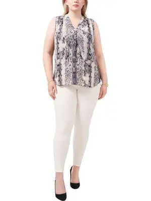 Vince Camuto High Waist Ponte Knit Leggings - Vanilla