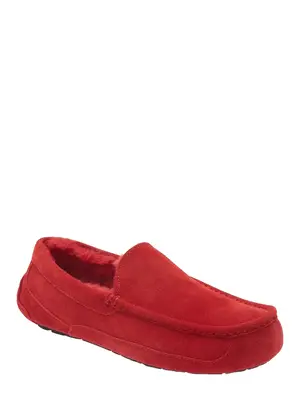 UGG Ascot Loafer Slipper Samba Red Tnl
