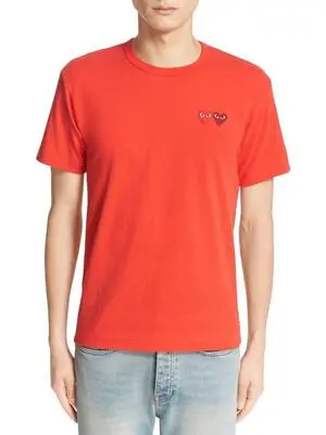 COMME DES GARÇONS Twin Hearts Slim Fit Jersey T-shirt