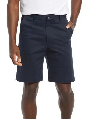 VINTAGE 1946 Classic Flat Front Chino Shorts - Navy