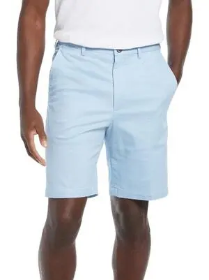 VINTAGE 1946 Classic Flat Front Chino Shorts - Sky