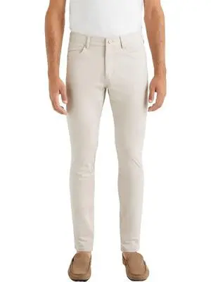RHONE Rhone Commuter Slim Fit Five-Pocket Pants Stone
