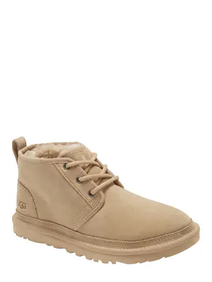 UGG UGG(r) Neumel Lace Up Boot Mustard Seed Suede