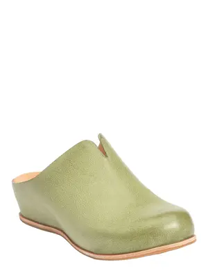 Kork-Ease® Para Clog Light Green Leather