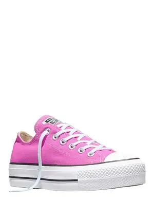 CONVERSE Chuck Taylor All Star Platform Sneakers - Shocking Orchid/white/black