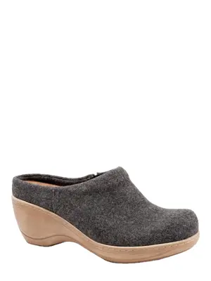 Softwalk SoftWalk® Madison Clog Grey Felt