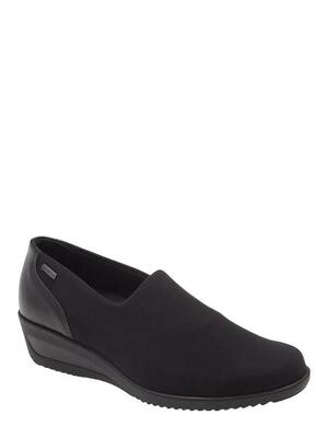 ARA Zah Gore-tex® Waterproof Wedge Loafer - Black